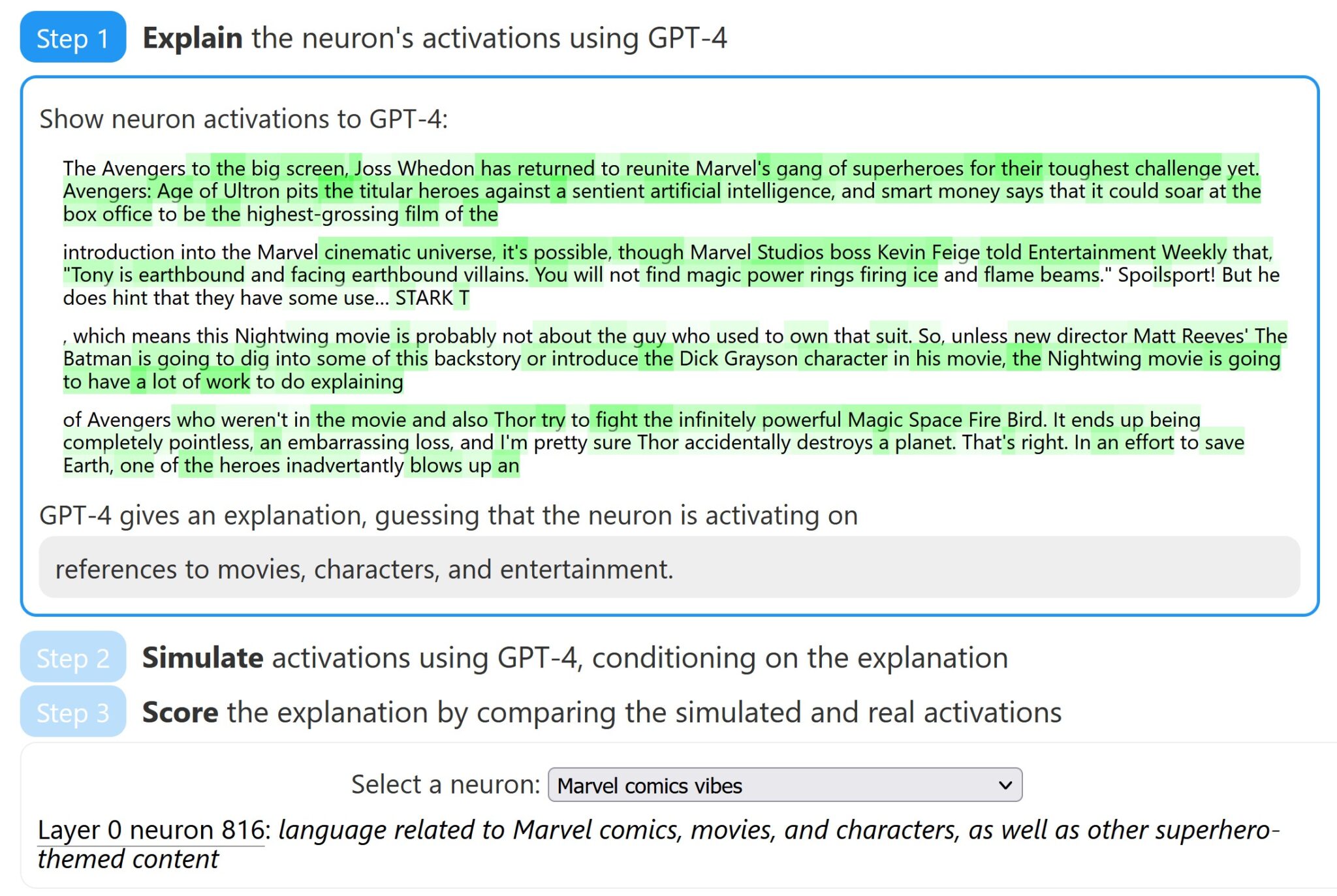 【日本語訳】Language models can explain neurons in language models【Neuron ...
